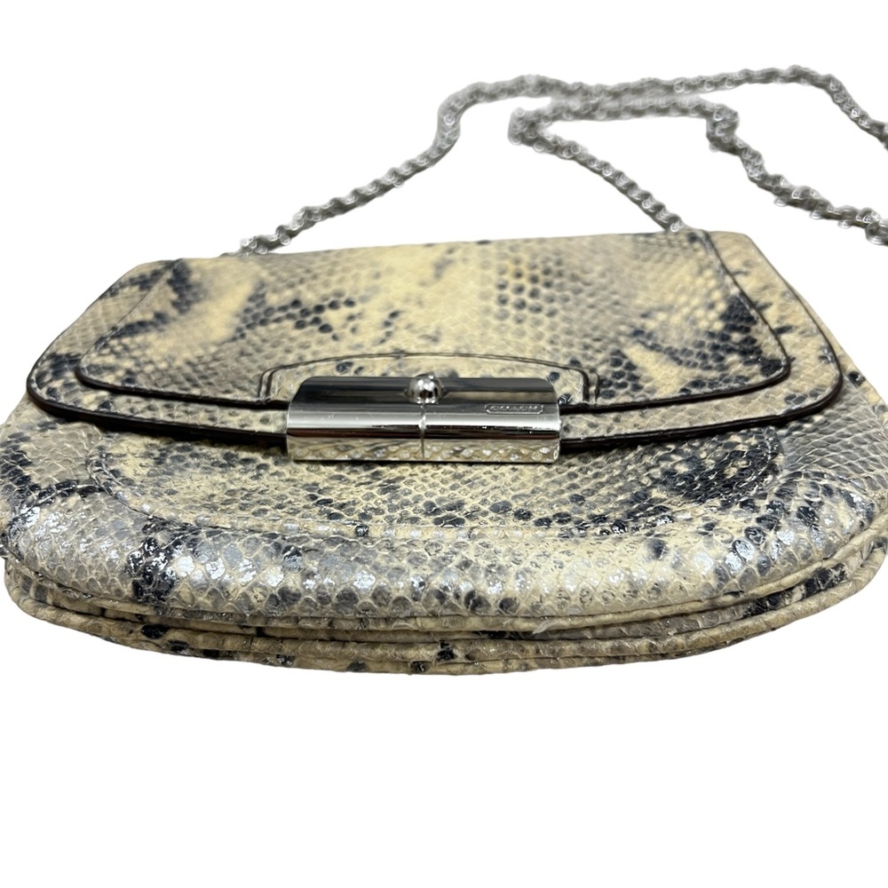 Coach Authentic Snake Skin Kristen Crossbody Purse An… - Gem